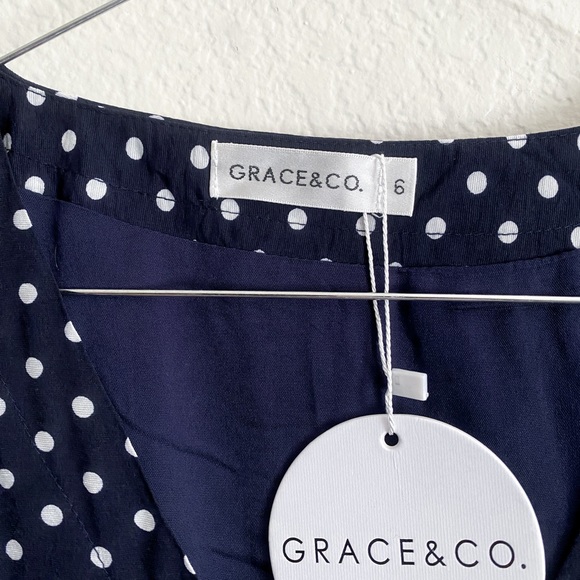 Grace&Co | Dresses | Nwt Billy J Astra Dress Graceco Navy And White ...
